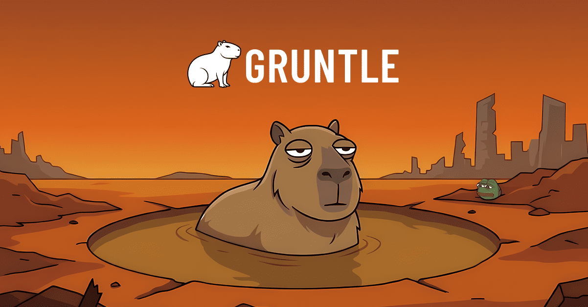 $GRUNTLE Meme Coin Presale | A Terminal Capybara Token